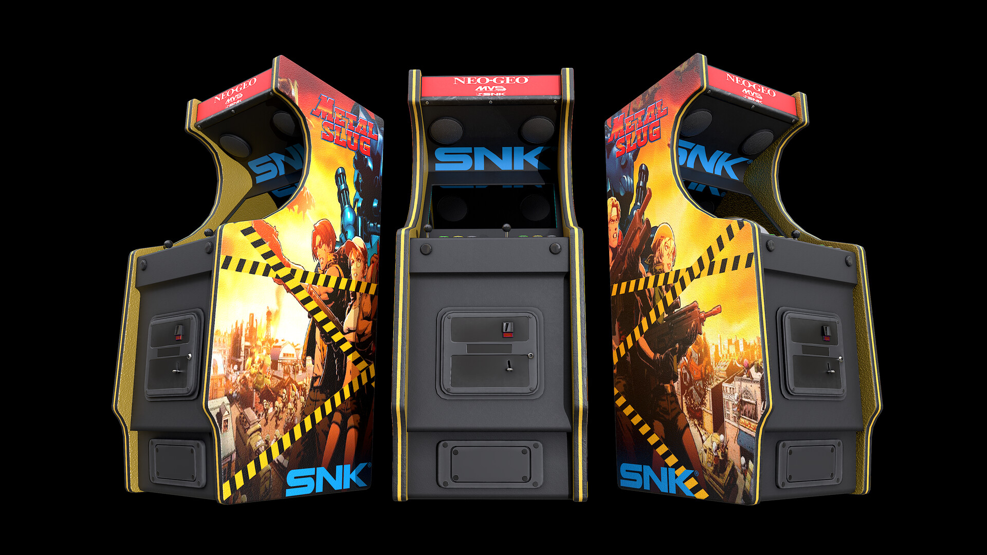ArtStation - METAL SLUG ARCADE MACHINE