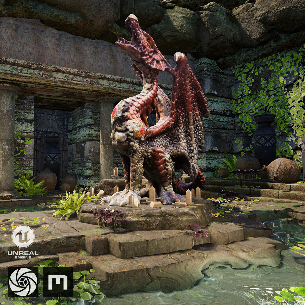 ArtStation - Photogrammetry Lighting Temple