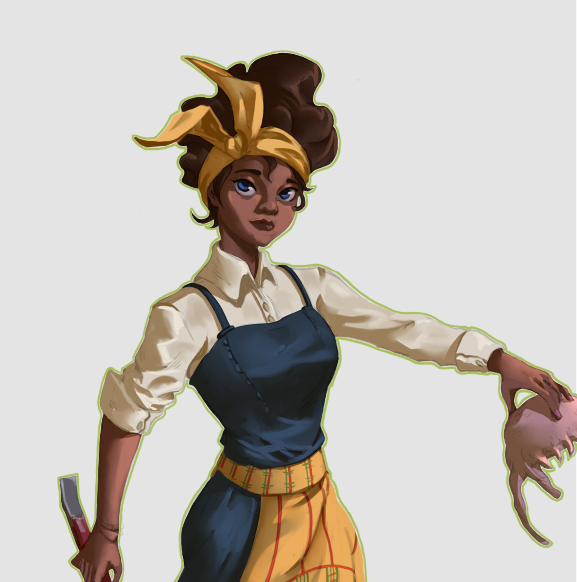 ArtStation - Waitress Freeman