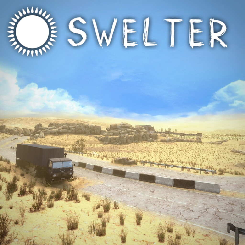 ArtStation - Post-Soviet Central Asia steppe environment art for Swelter