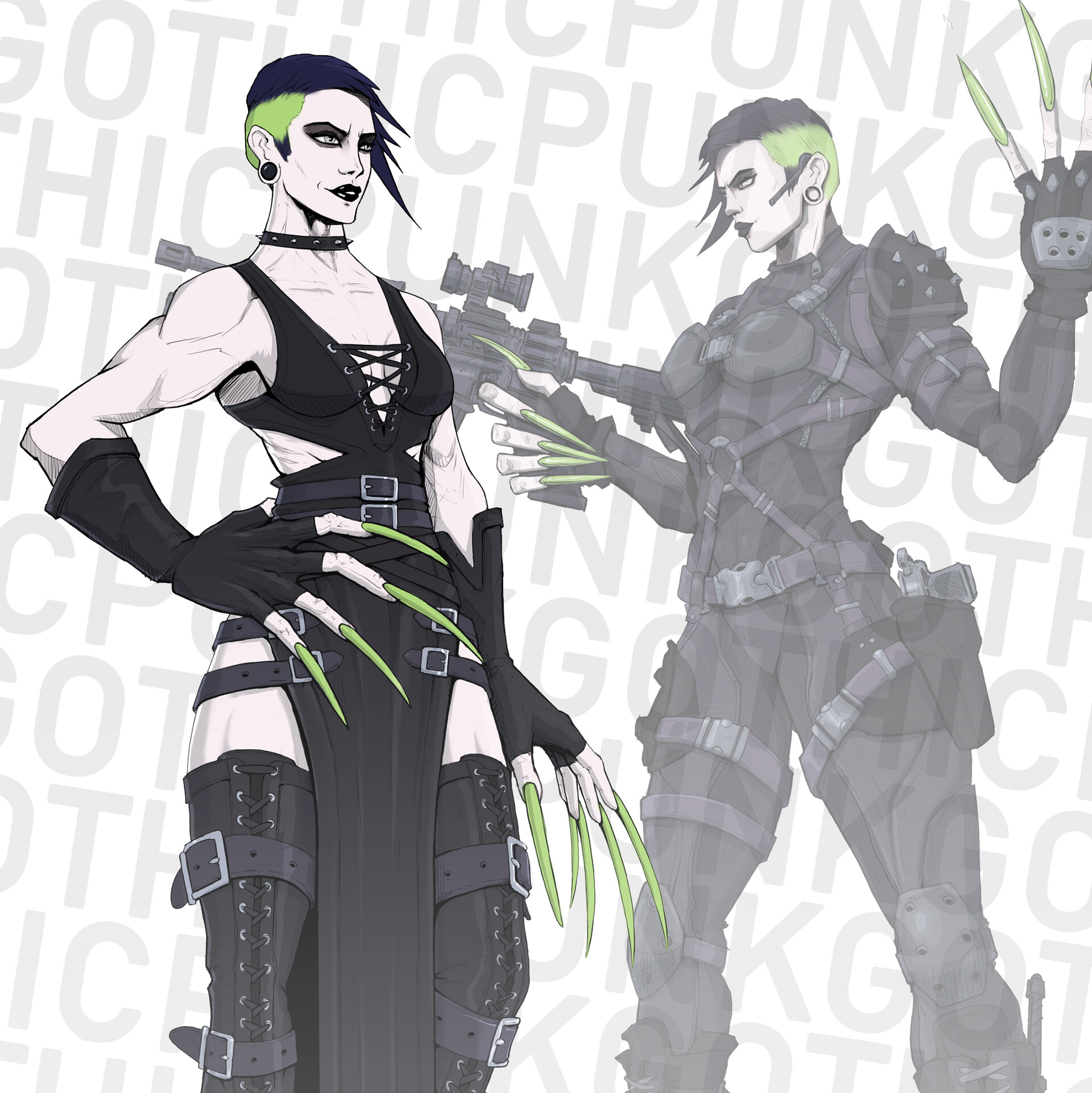 ArtStation - Elizabeth ("Gothic-Punk project" board game)