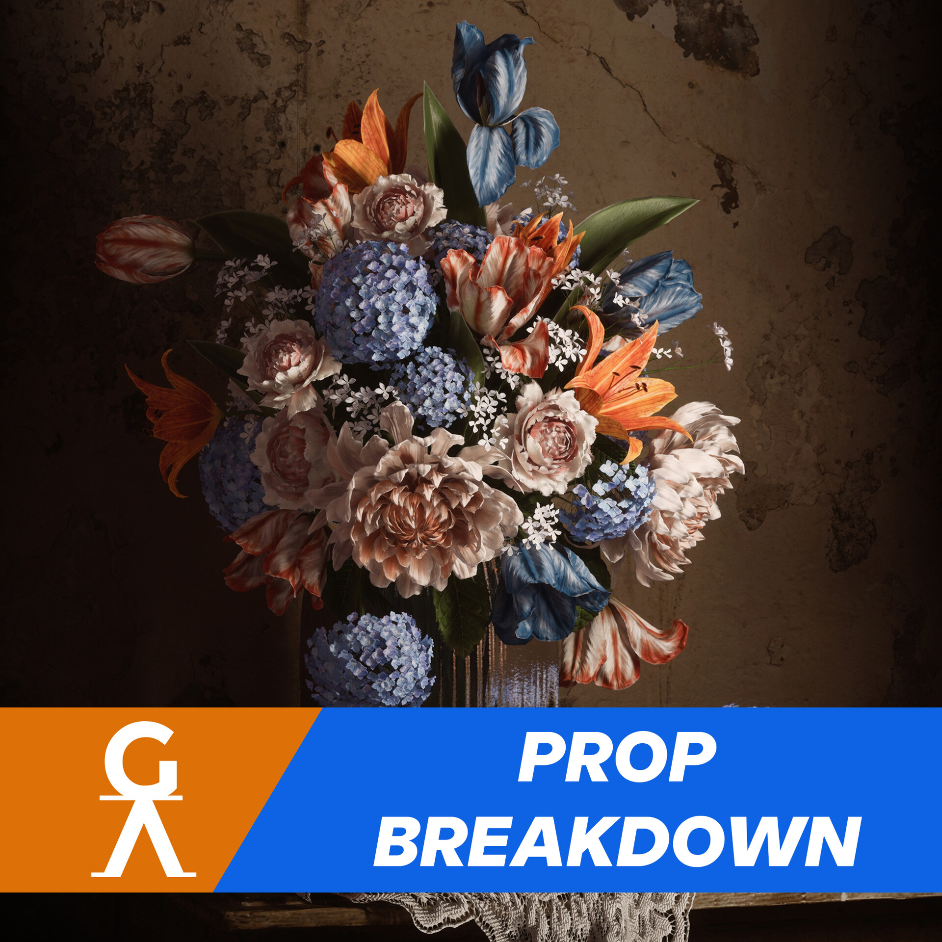 ArtStation - Flower Still Life - Prop Breakdown - Robert Röder
