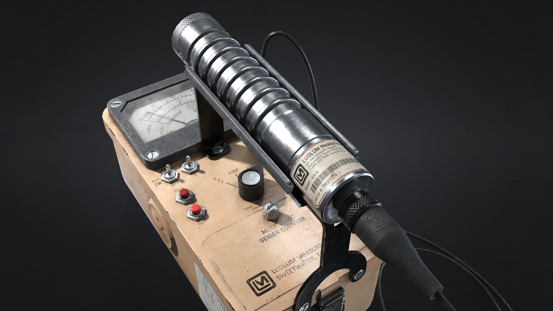 ArtStation - Ludlum 14C - Geiger Counter