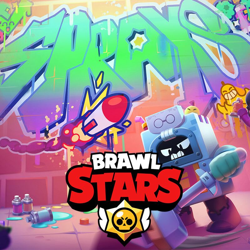 ArtStation - Brawl Stars - Street Art SPRAYS