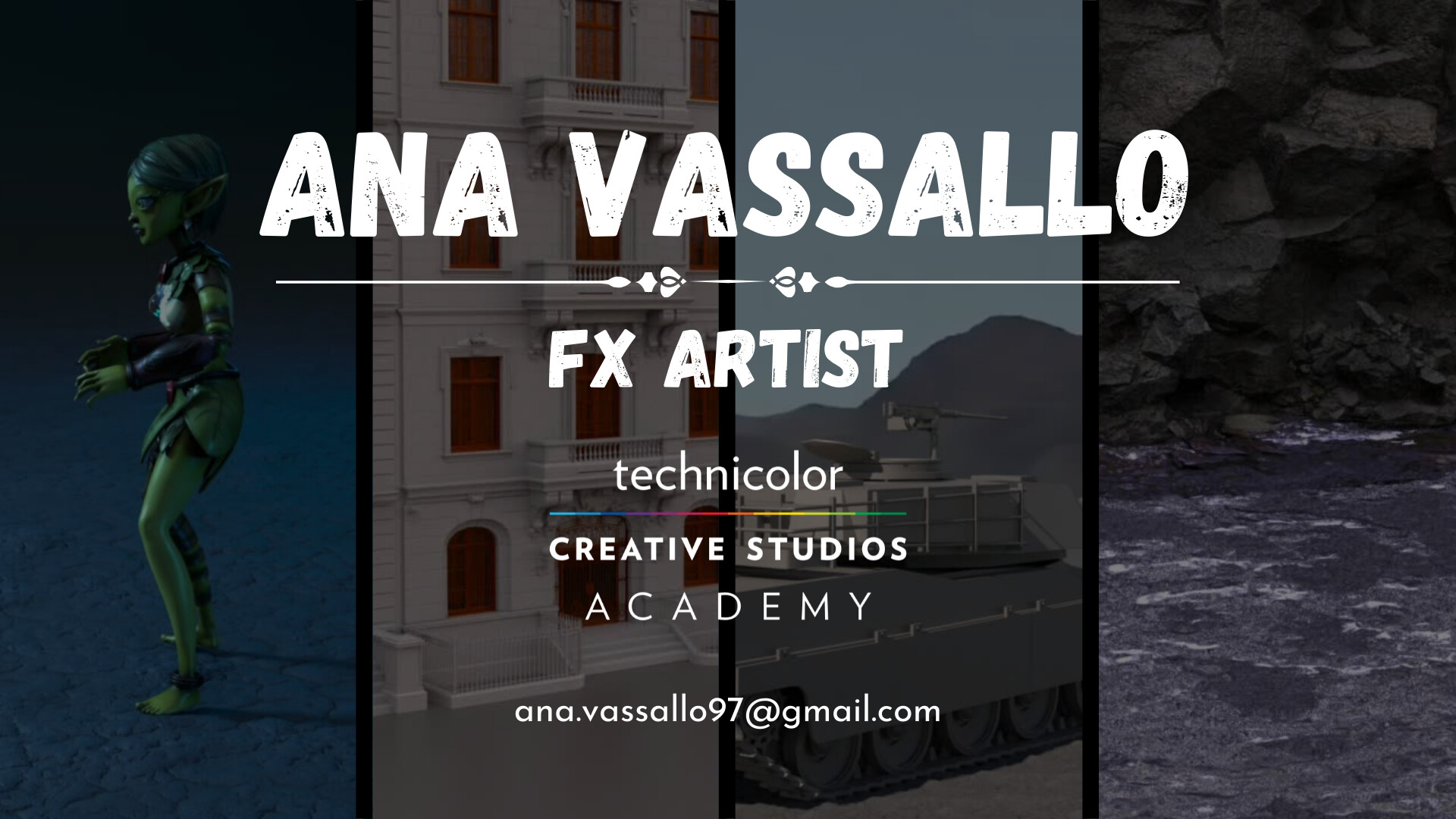 ArtStation - FX Demo Reel || Ana Vassallo - Technicolor Creative Studios Academy