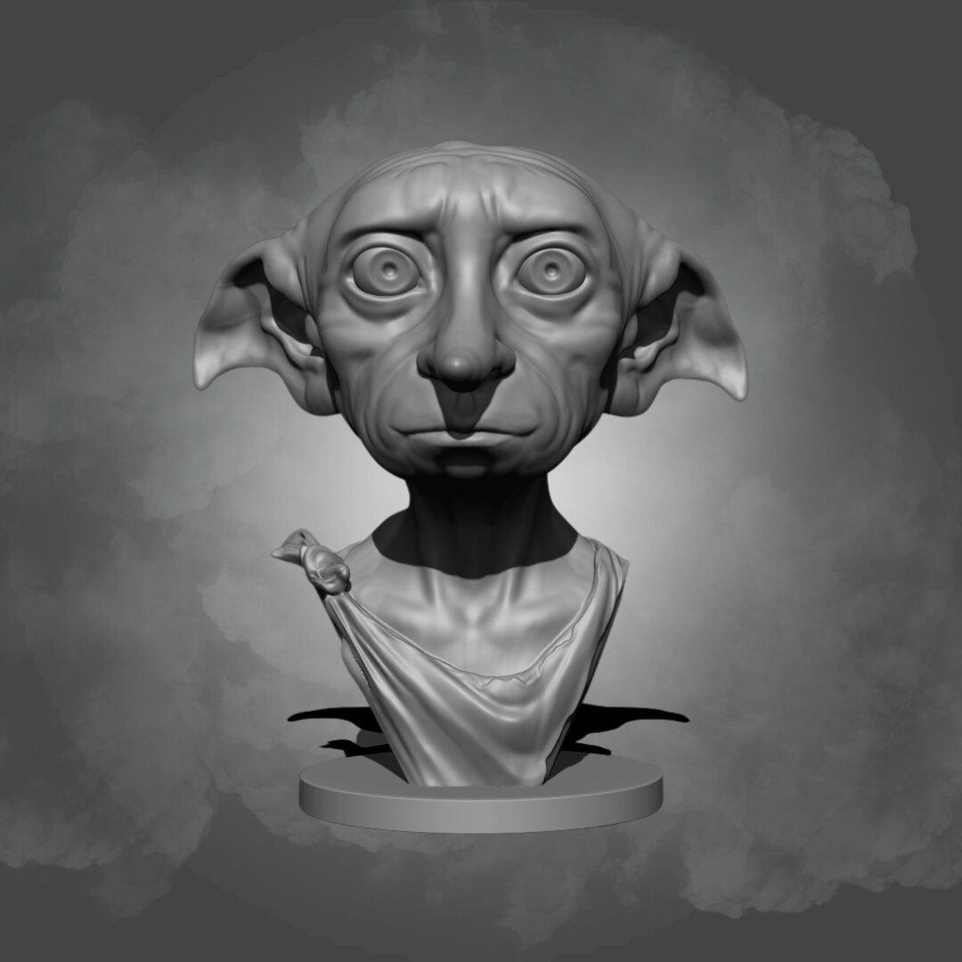 ArtStation - Dobby Bust Sculpt