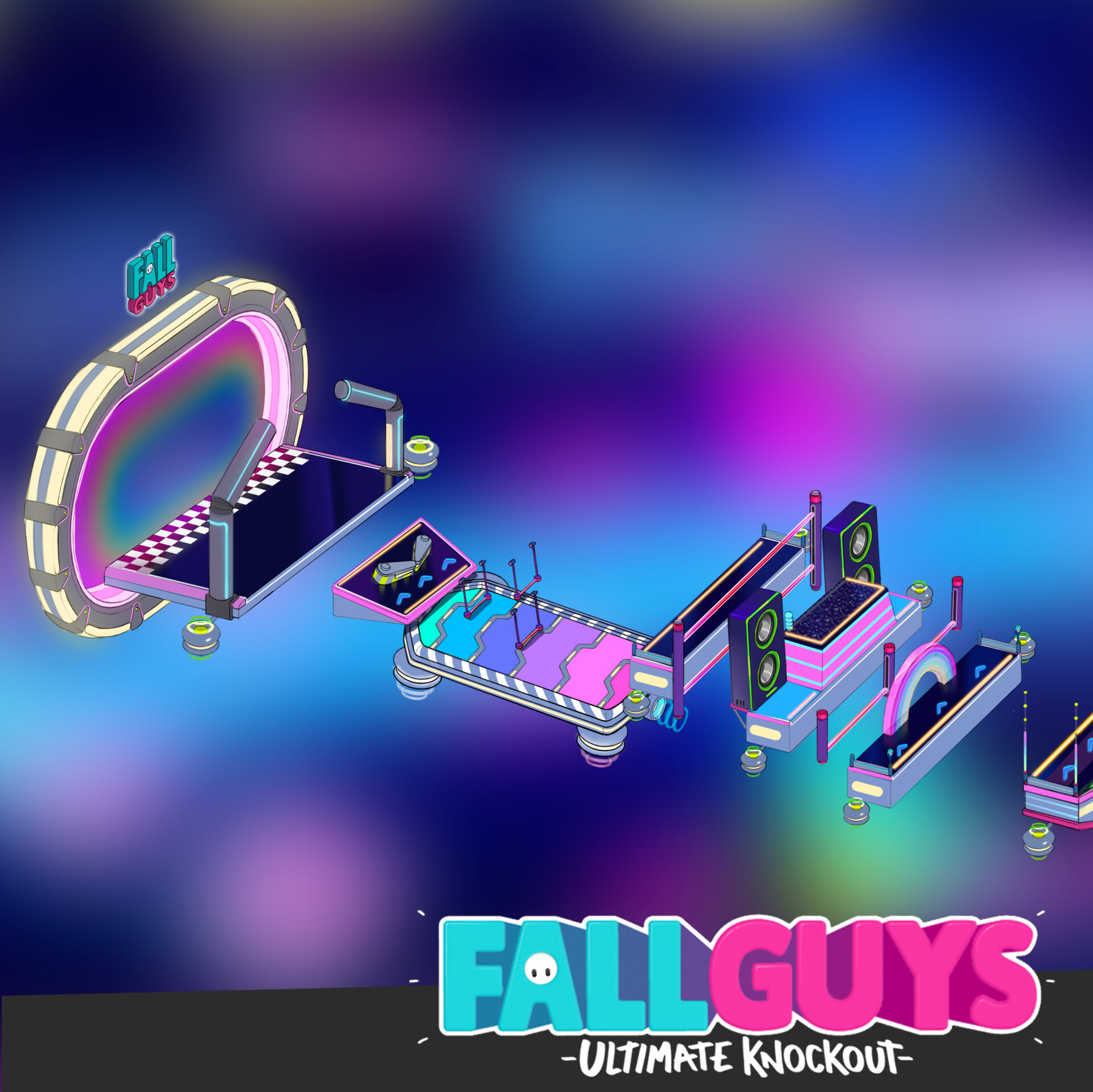 ArtStation - Fall Guys Season 4: Level and Props Design