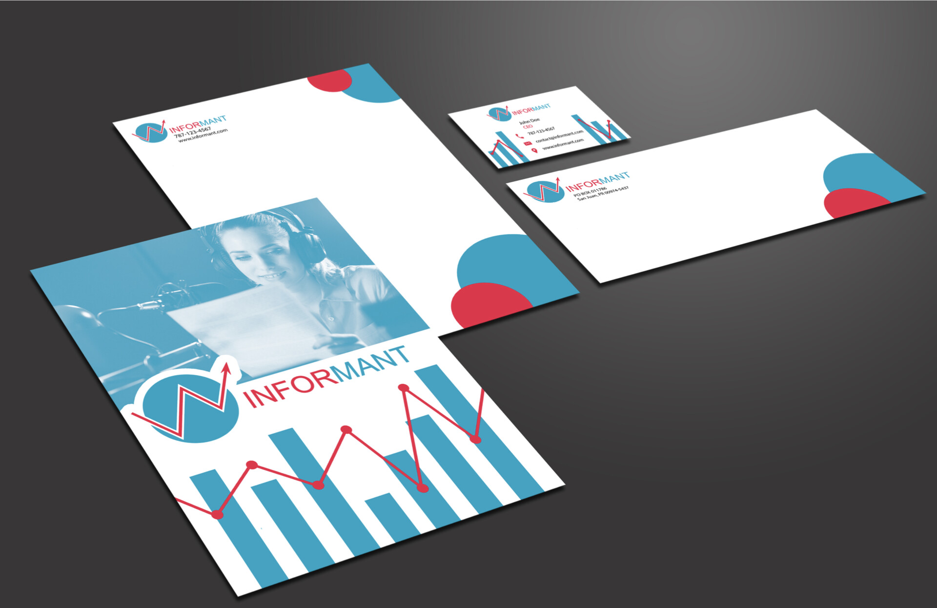 ArtStation - Informant Logo and Stationery