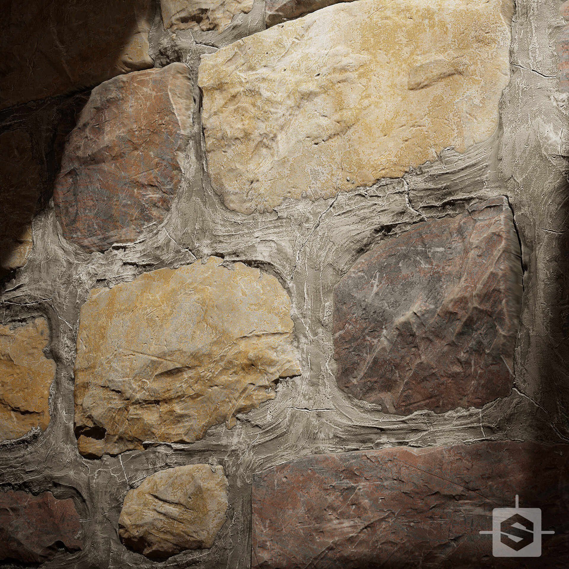 Andrew Nelson : 3D Artist - Hand Scraped Bricks - Substance Designer