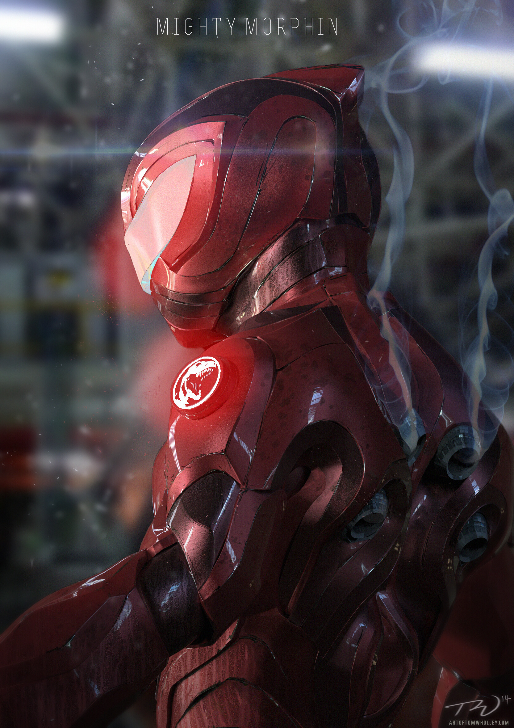 ArtStation - Red Ranger redesign