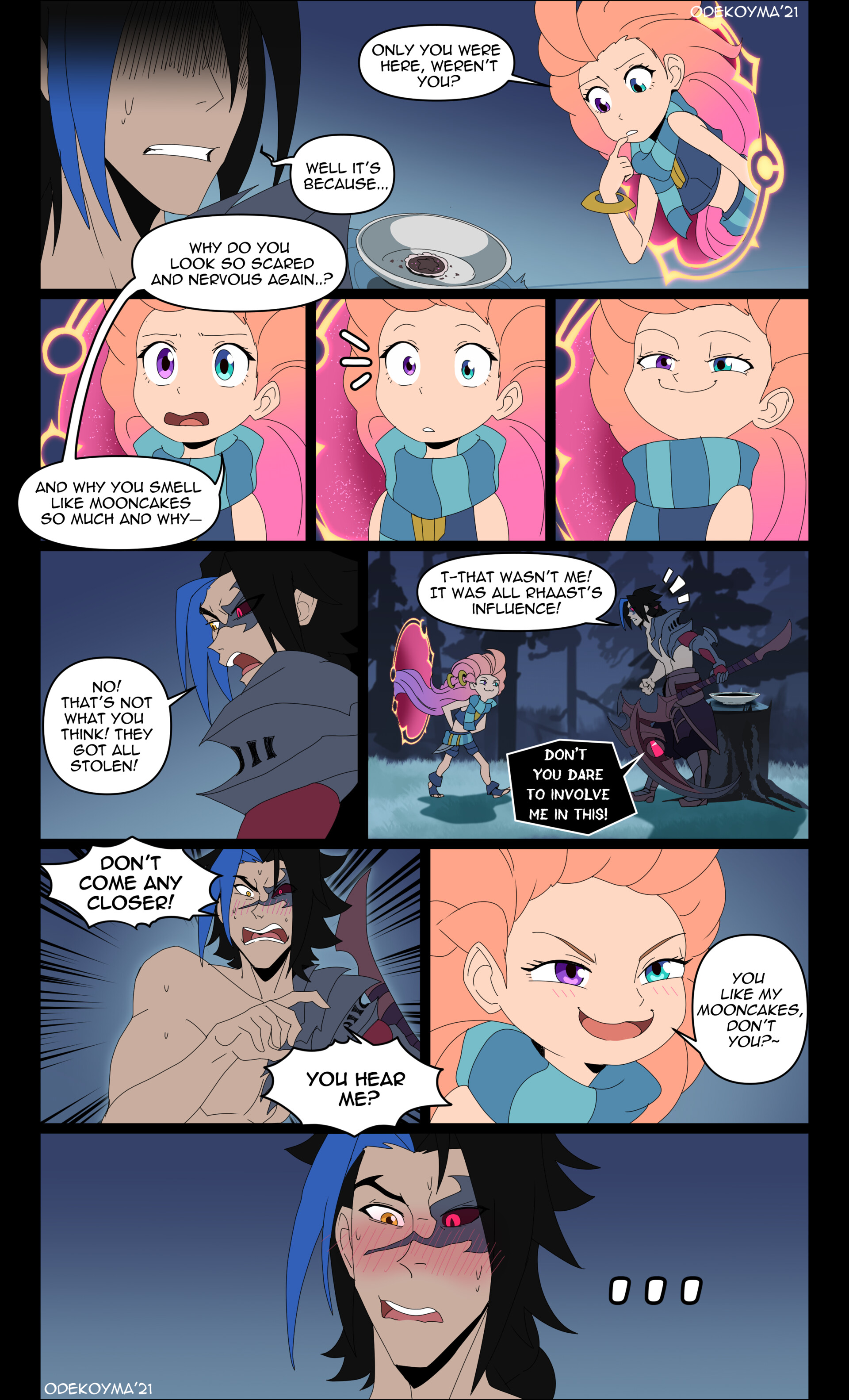 ArtStation - Comic — Mooncake Trouble