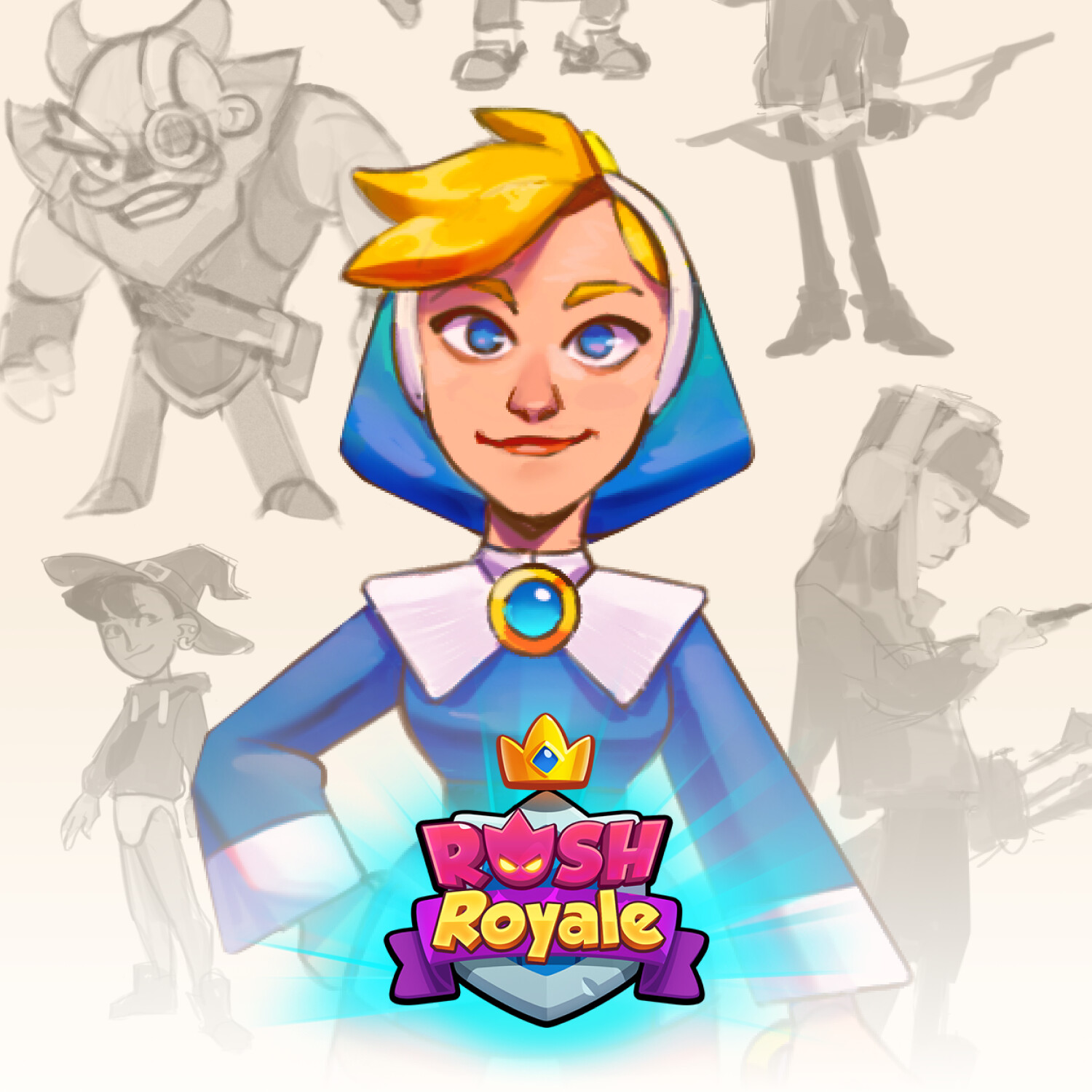 ArtStation - Rush royale: Character concept art