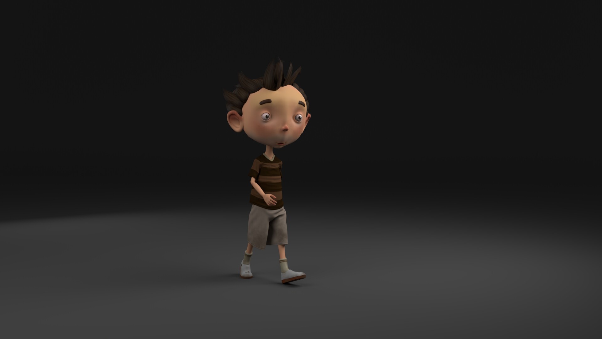 ArtStation - A Stylized Boy Walking Animation