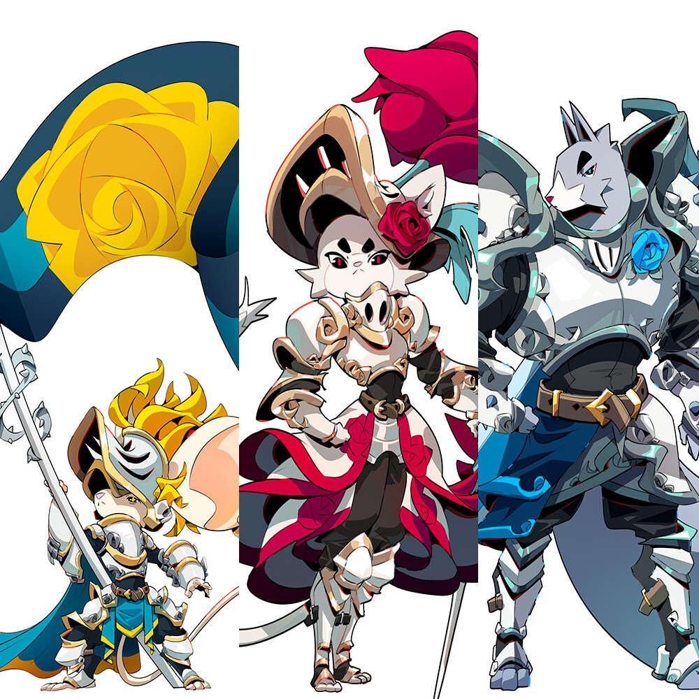 ArtStation - House of Thorns - Animal knights