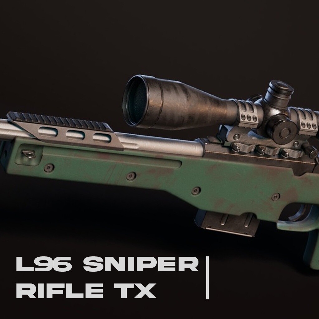 ArtStation - L96 sniper rifle