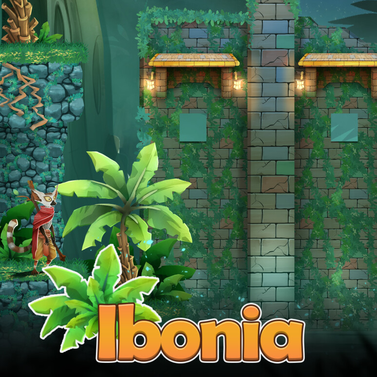 ArtStation - [2D School Project] Environment design