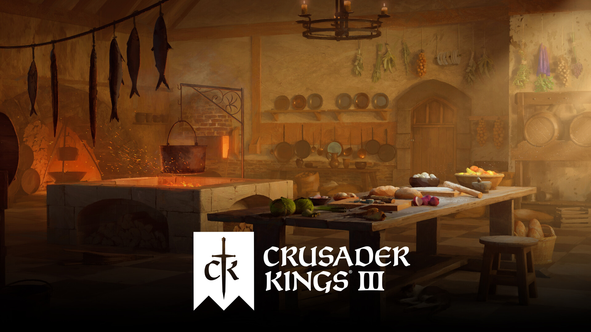 ArtStation - Medieval Kitchen - Event Illustration for Ck3