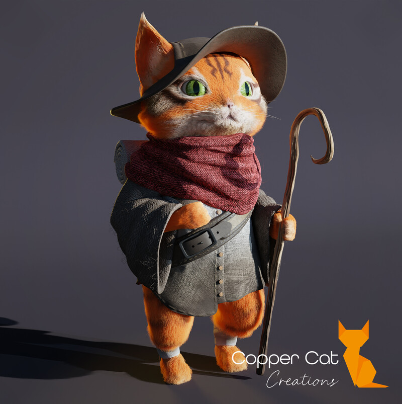 ArtStation - Copper Cat