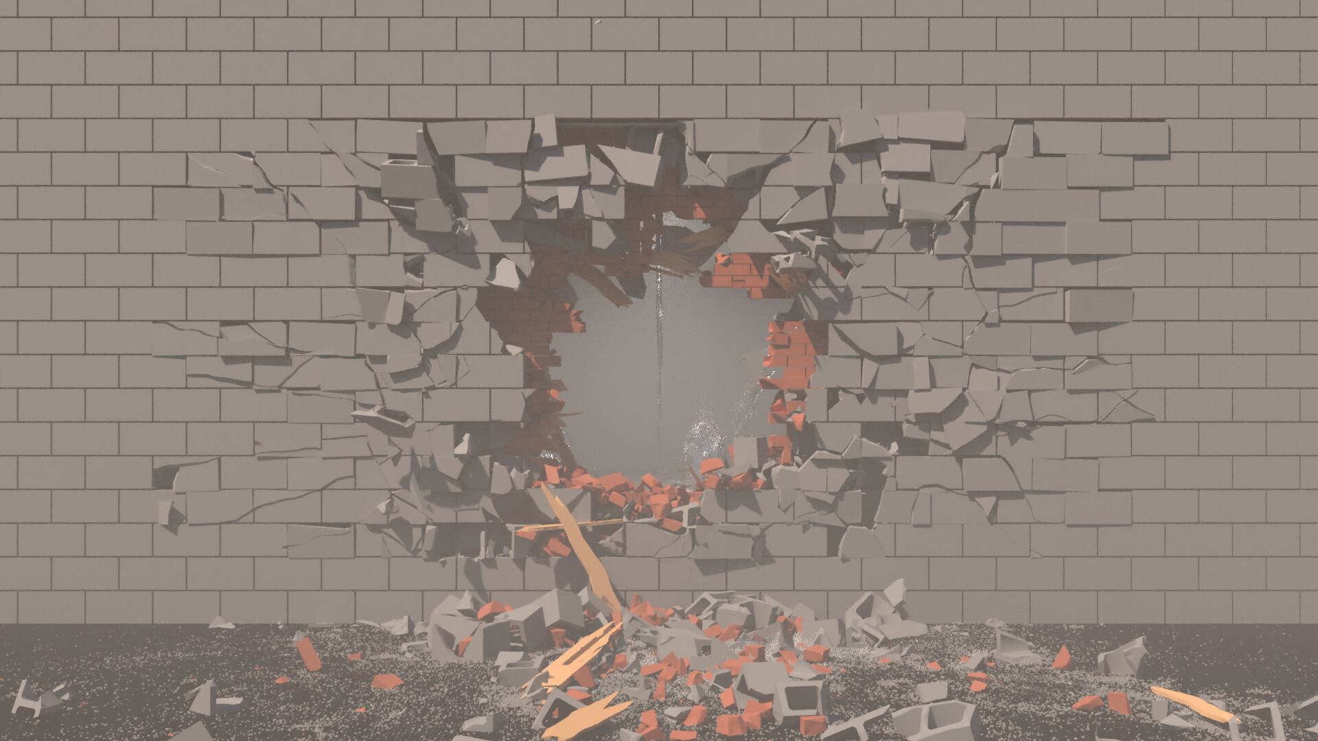 ArtStation - Wall C4 Explosion FX