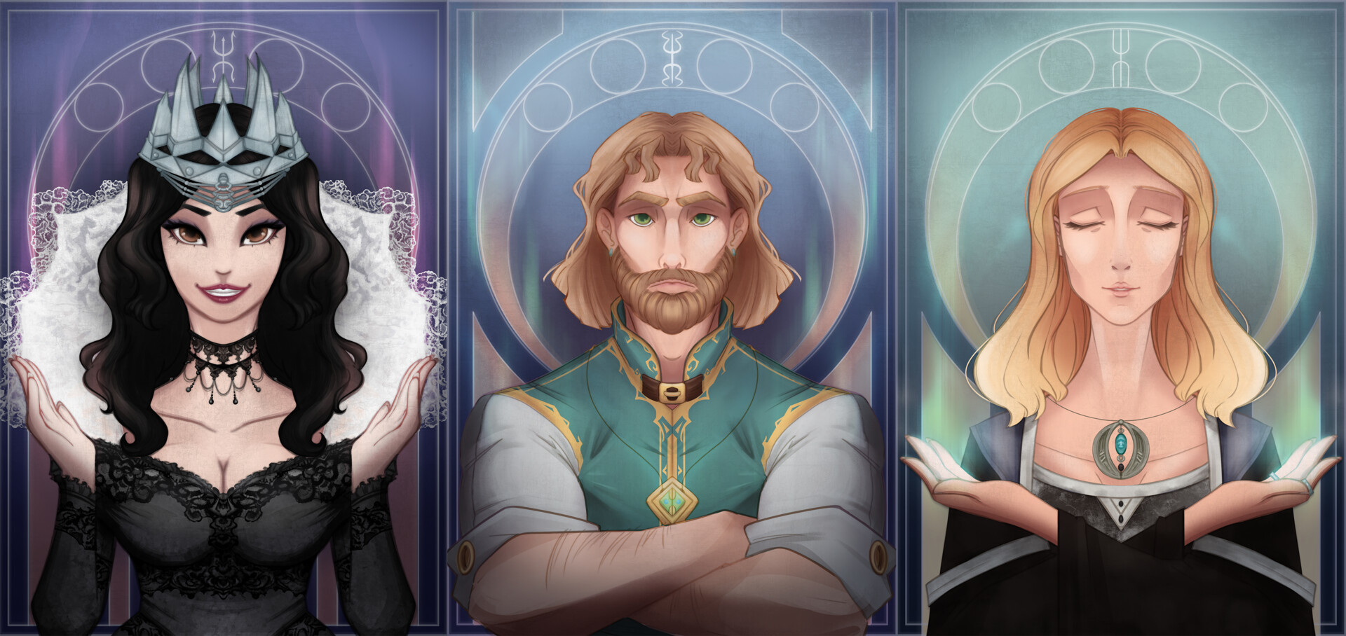 ArtStation - Personnal project - Pragma Triptych