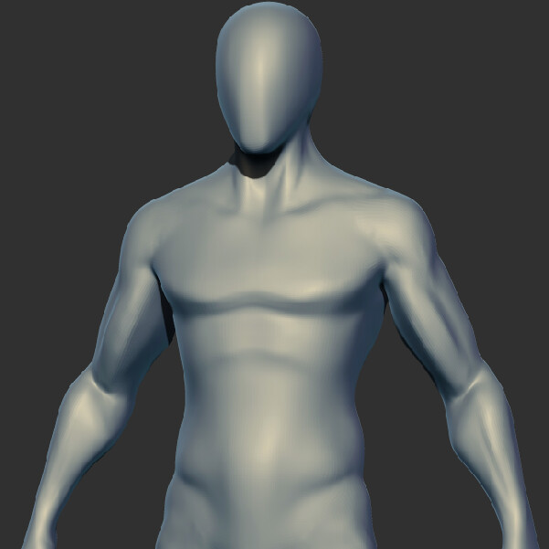 ArtStation - Warmup - Male Body Base