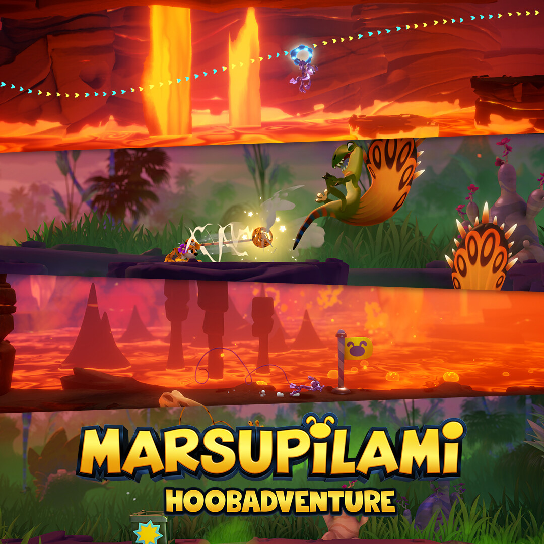 ArtStation - Marsupilami Hoobadventure - The Hidden World: Level Art 7 & 8