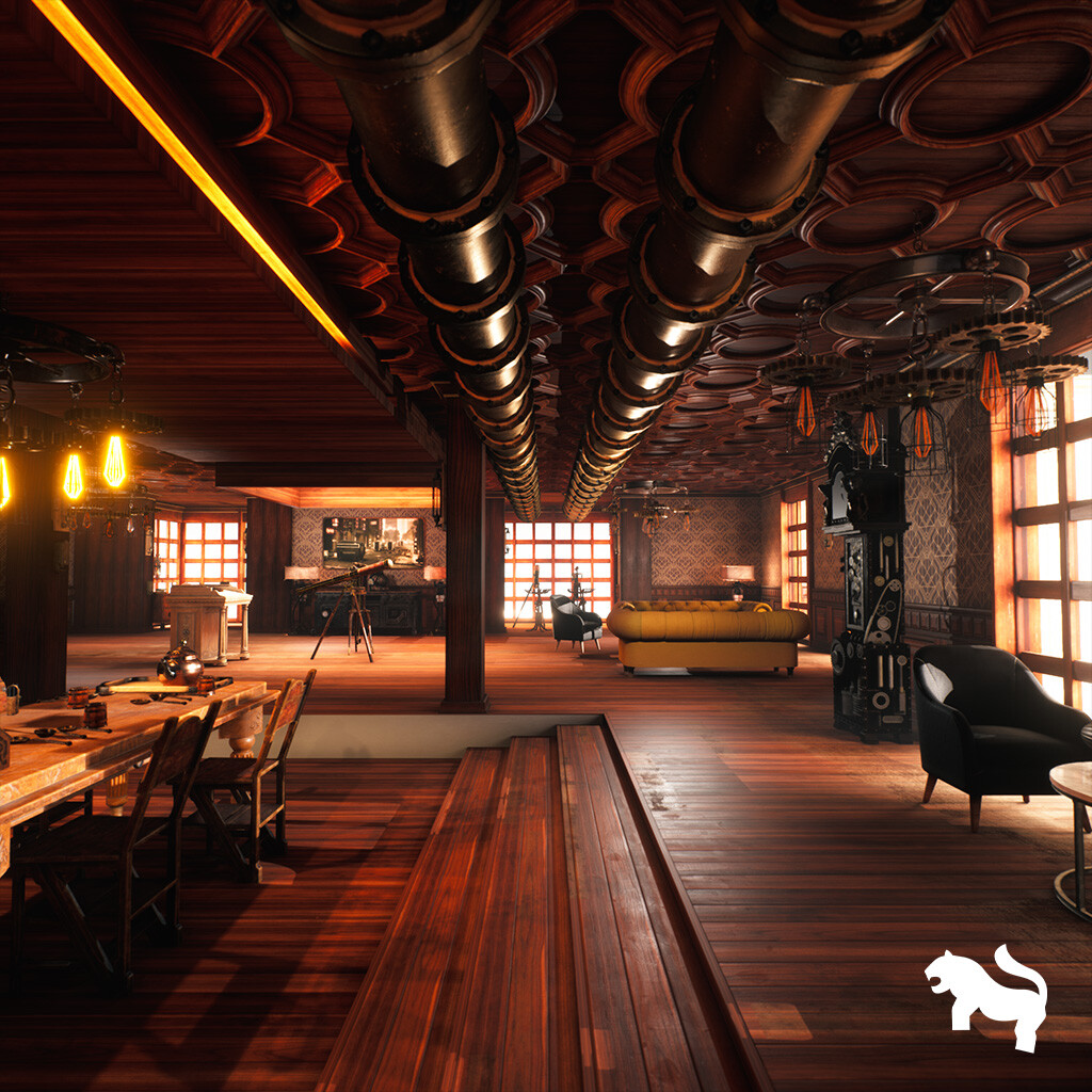 ArtStation - Steampunk Interior | UE5