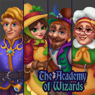 ArtStation - The Academy of Wizards - Characters