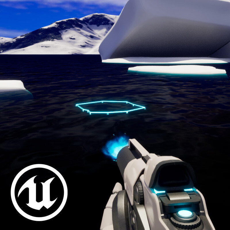 ArtStation - VFX Ice platform generator in Unreal Engine 5.