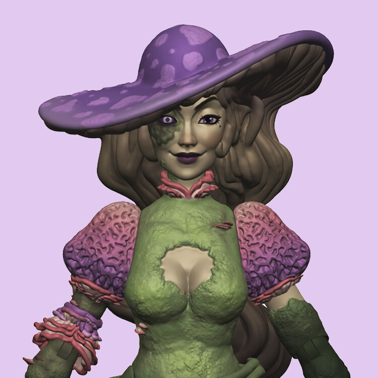 ArtStation - Moira, Fungal Sorceress | Hasbro Workshop 2021