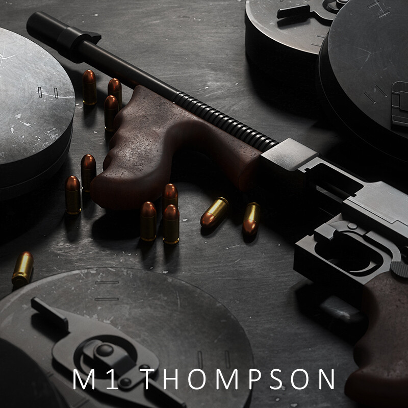 ArtStation - M1 thompson