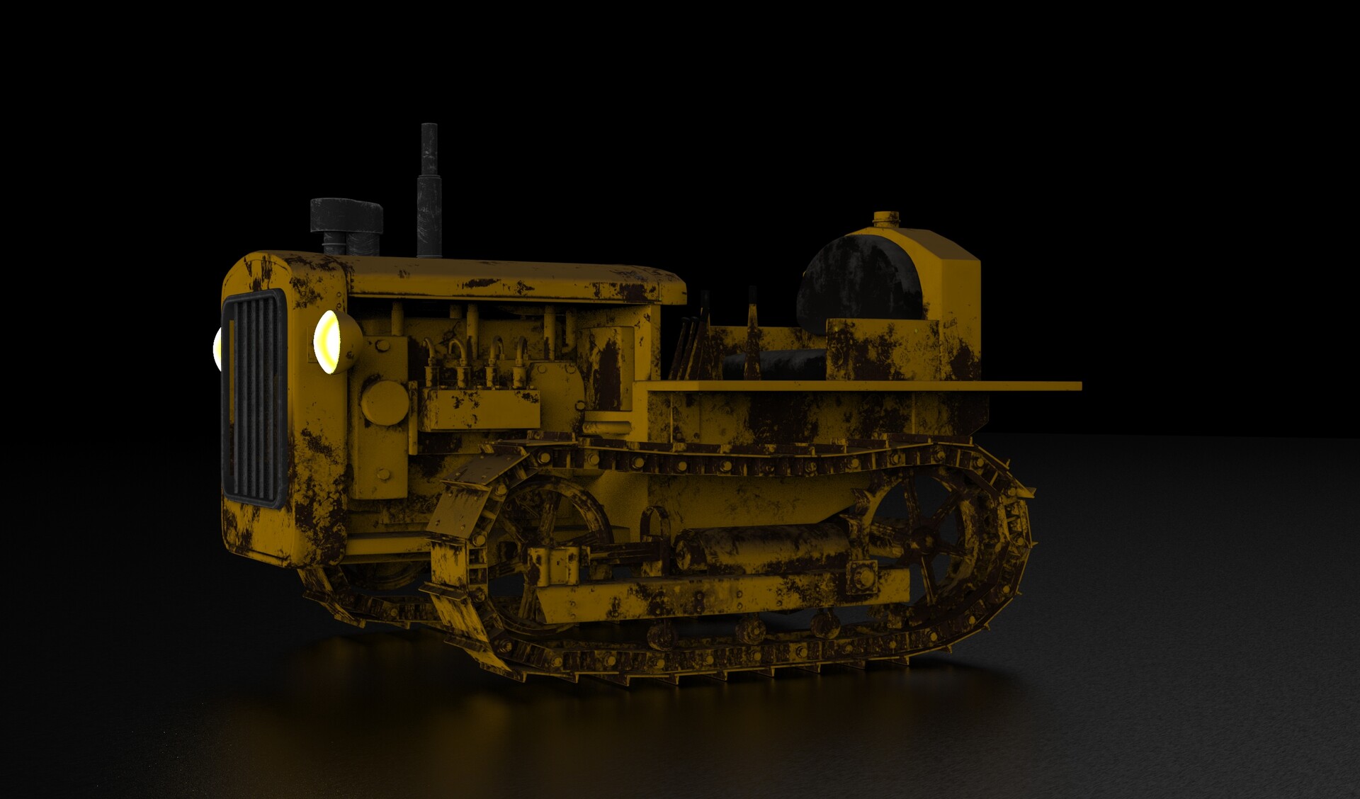 ArtStation - tractor 3D modeling , texturing