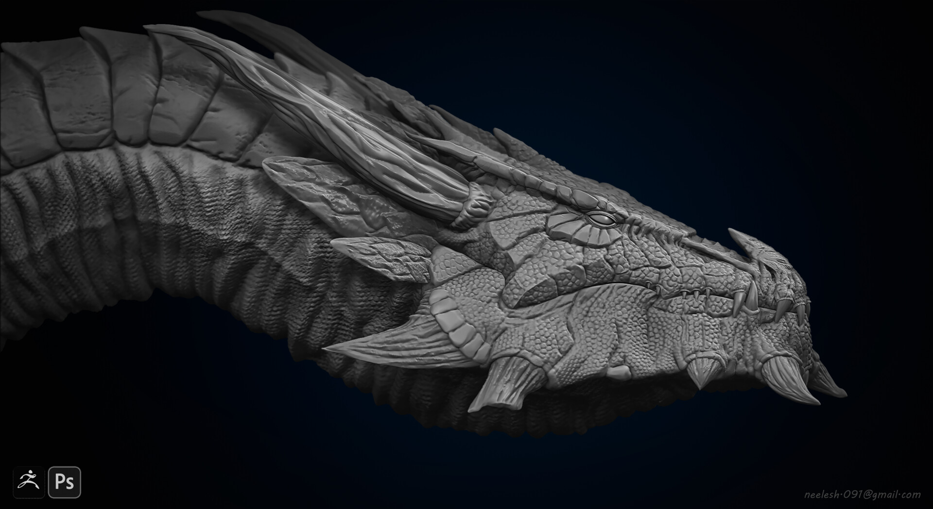 ArtStation - Fire Dragon