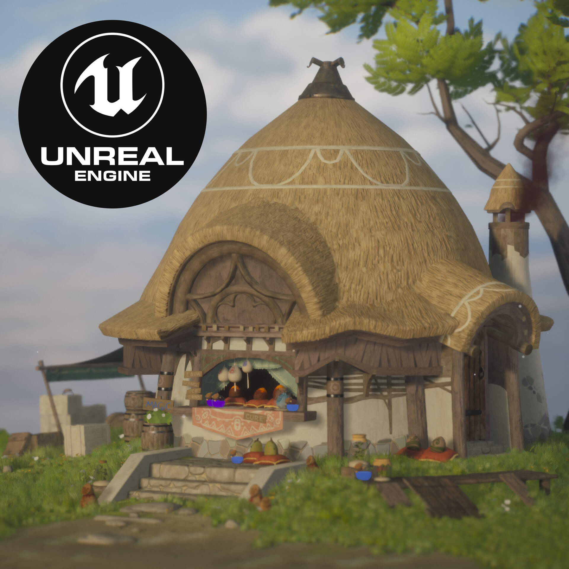 ArtStation - Magic shop - 3D Environment Concept Art