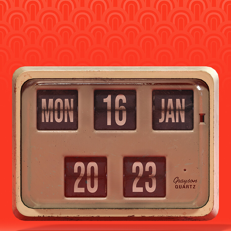 ArtStation - Grayson Clock 1980