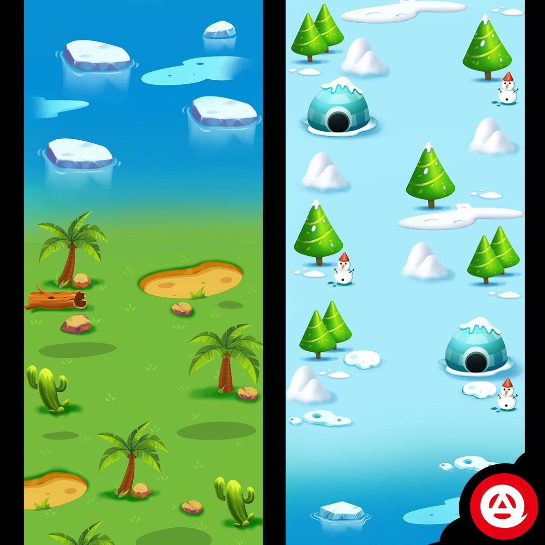 ArtStation - Game level background