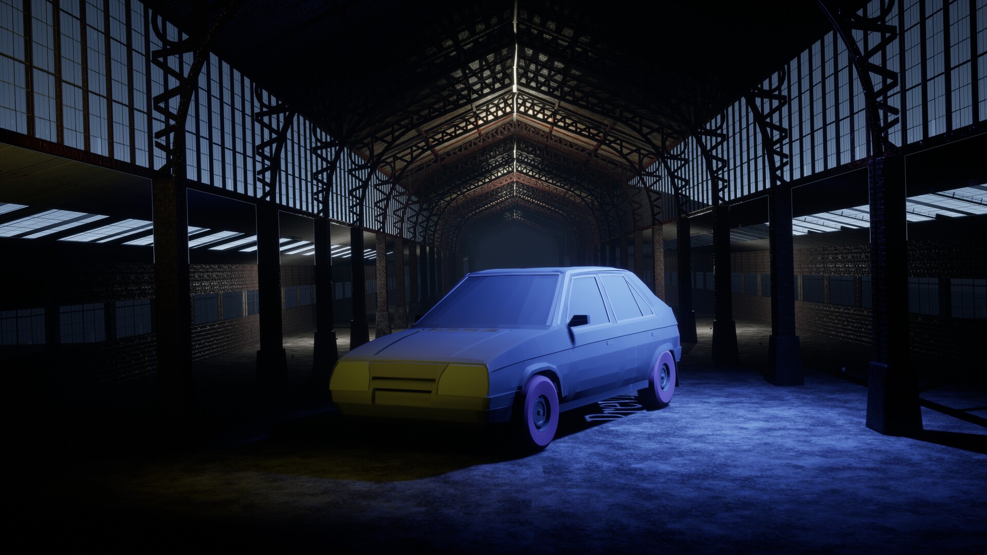 ArtStation - Old Industrial factory environment