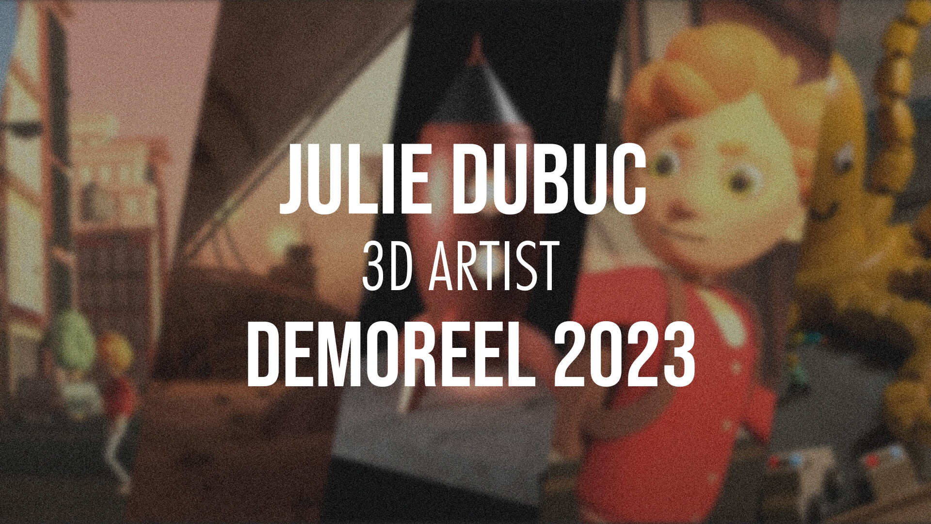 ArtStation - 3D Generalist - Demoreel 2023