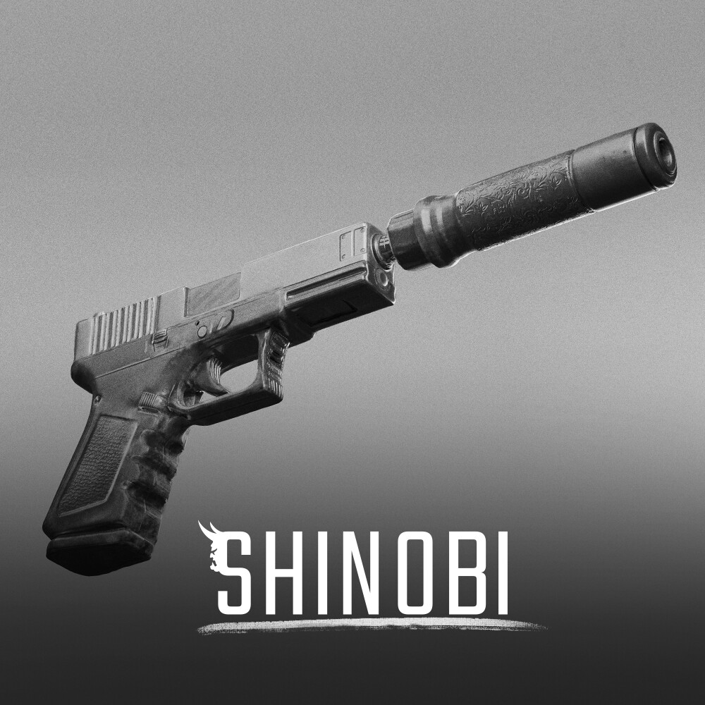 ArtStation - Silenced Pistol