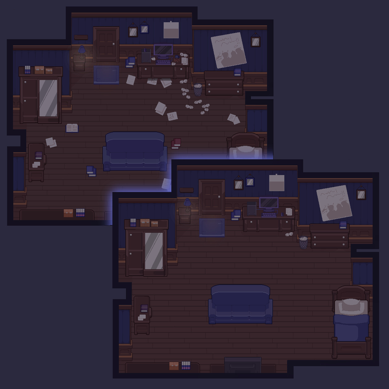 ArtStation - Bedroom Map Design - YR12. Final Major Project Game