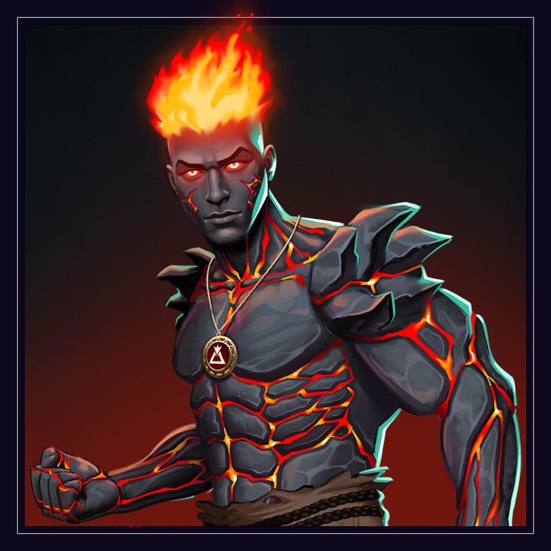 ArtStation - Volcano Character Concept