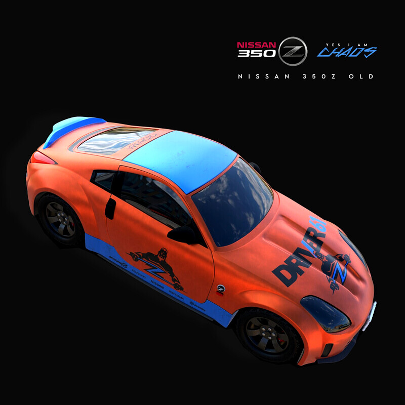 ArtStation - Nissan z350 JDM Car | YESIAMCHAOS