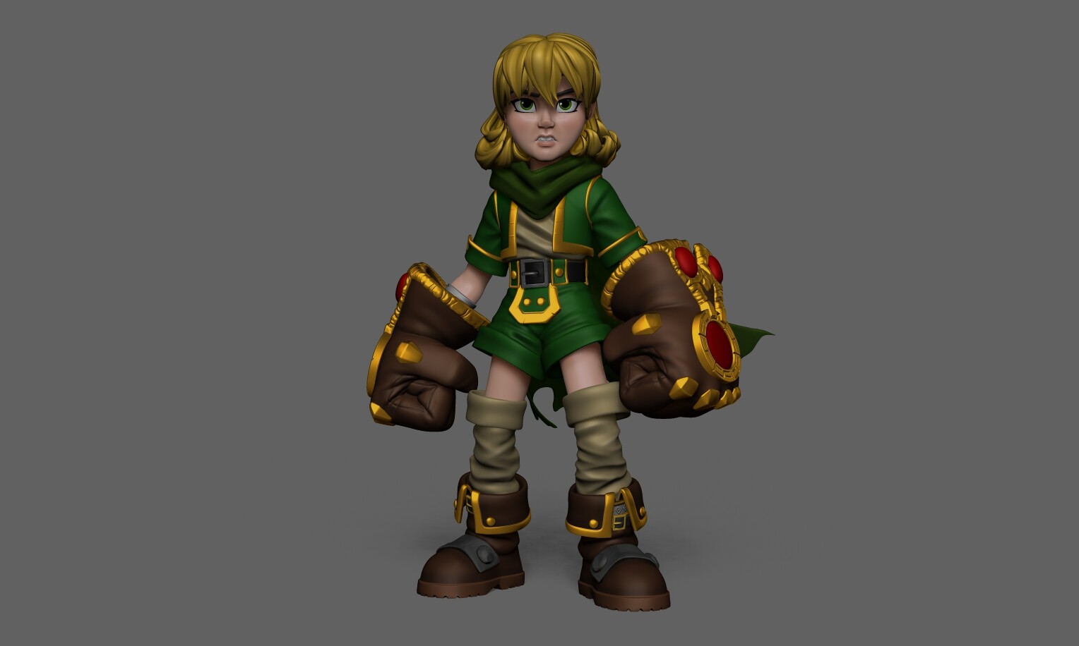 ArtStation - Battle Chasers Gully