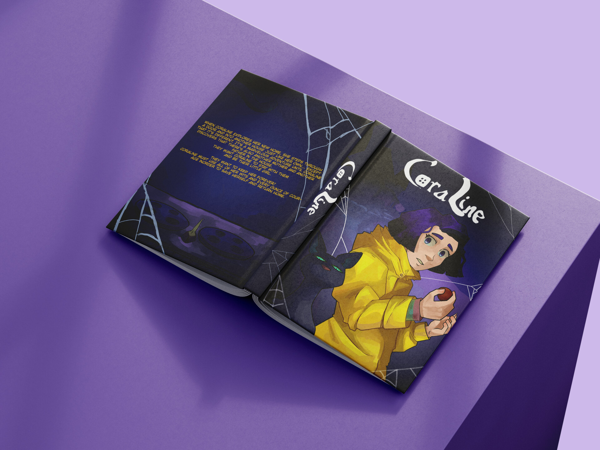 ArtStation - Caroline (Book Cover)