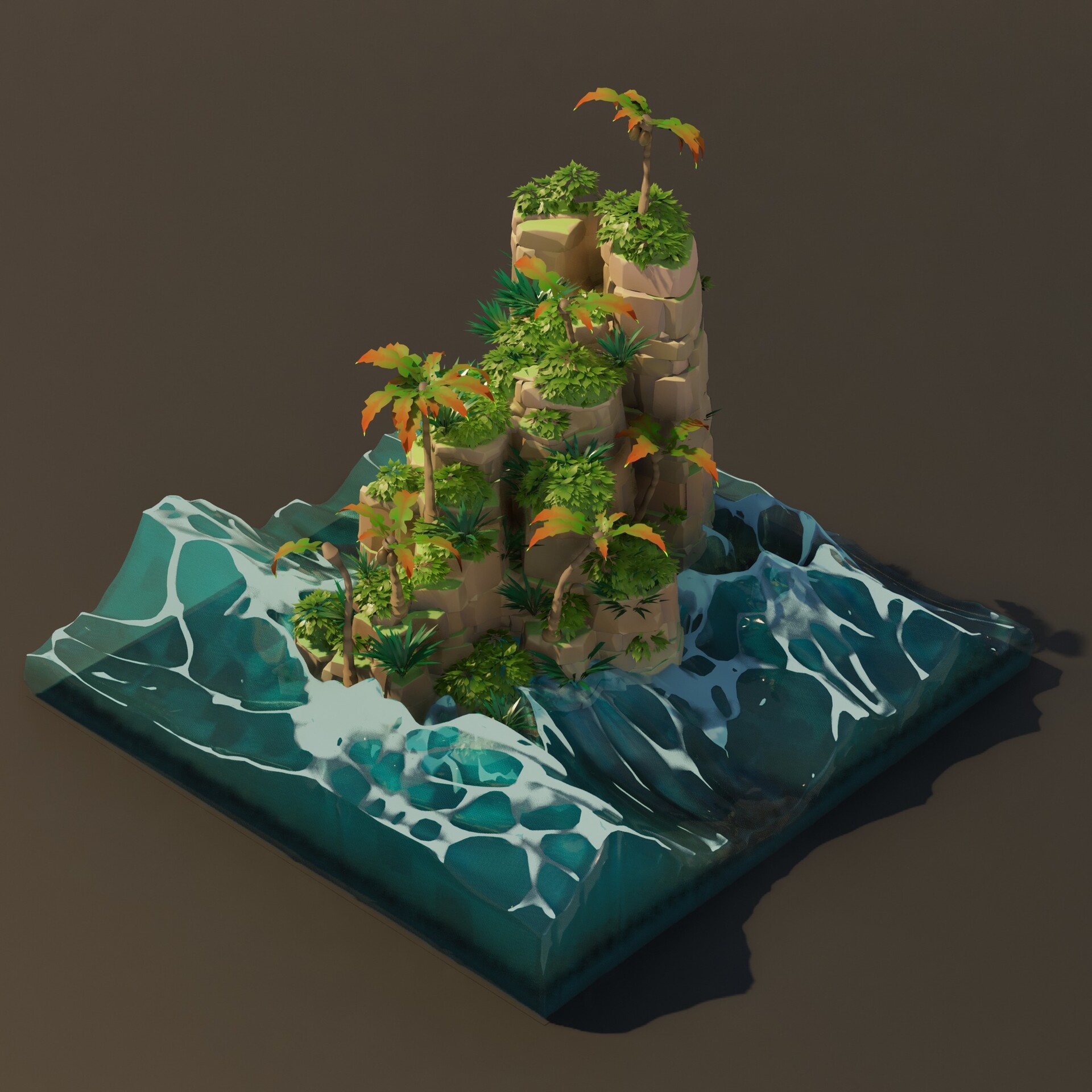 ArtStation - Procedural Stylized Cliffs