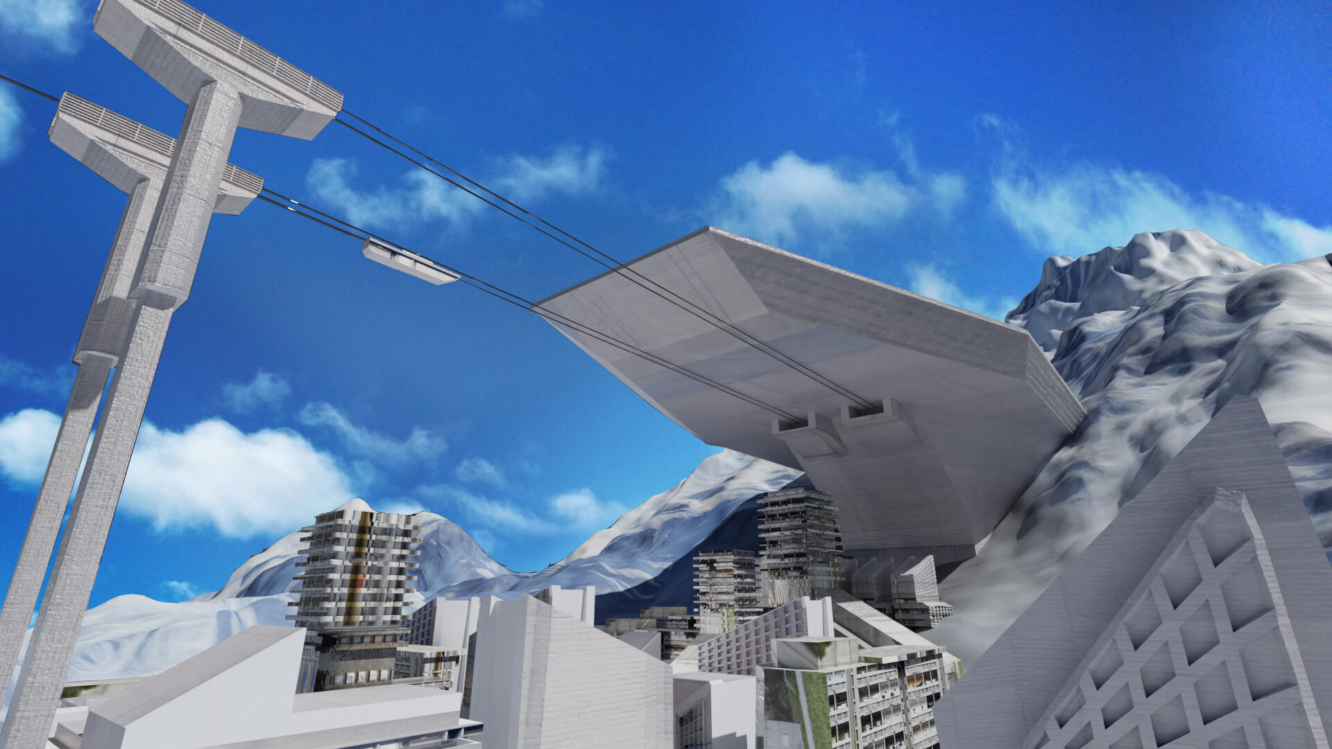 ArtStation - Arctic base early concept development