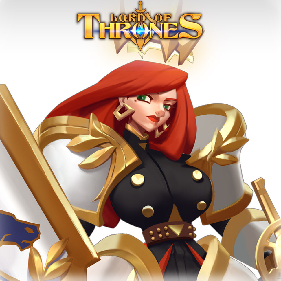 ArtStation - 雄心之上 hero21 法蕾妲 Freyda