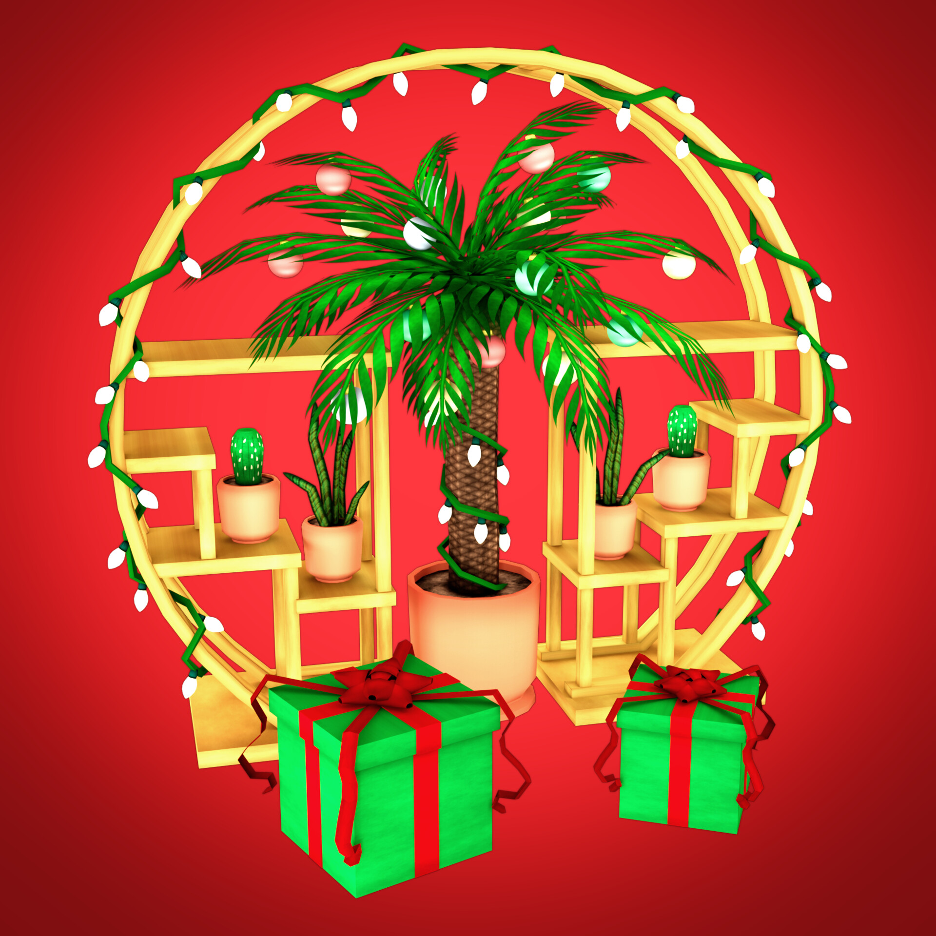 ArtStation - IMVU Palm Tree Bundle