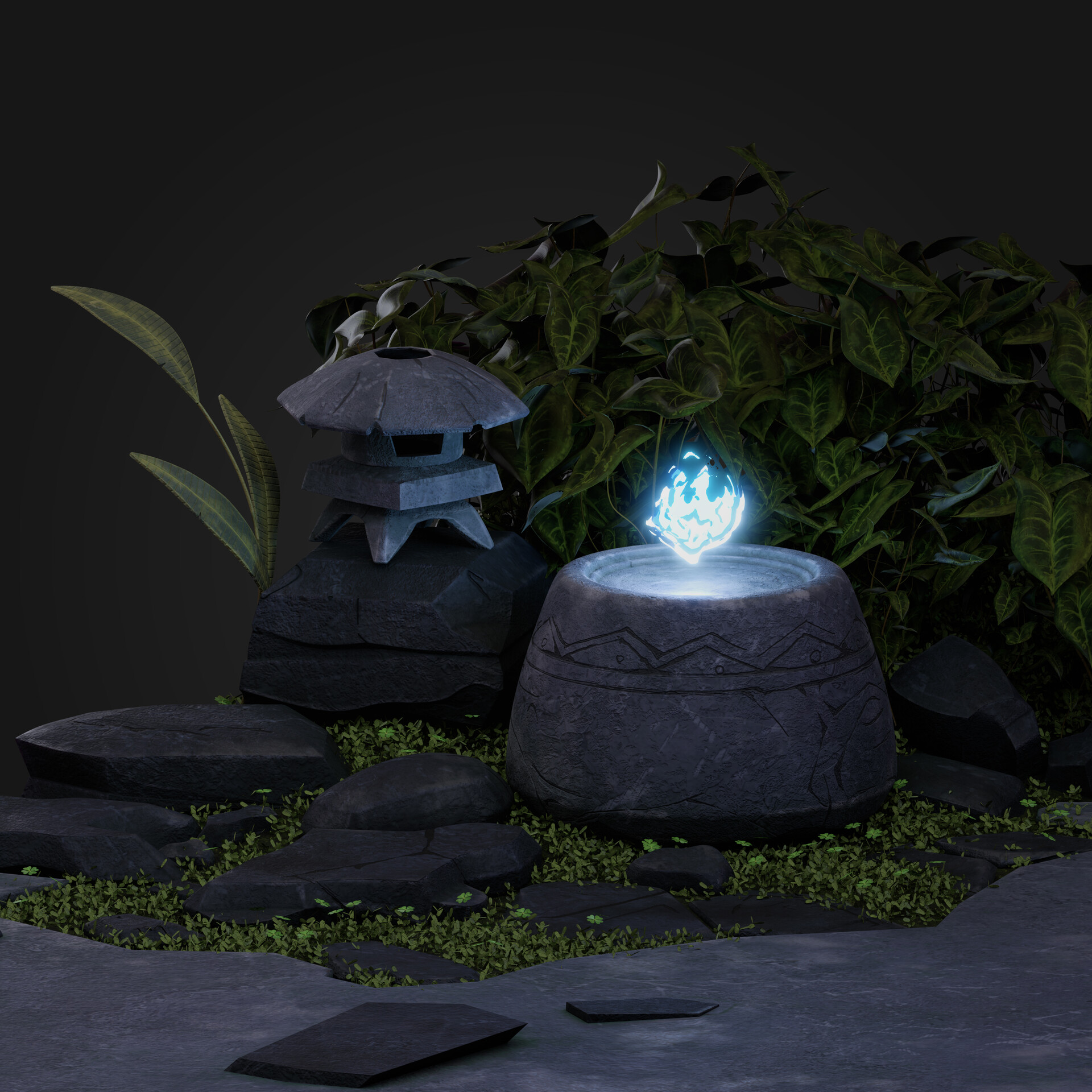 ArtStation - Mystical Fountain
