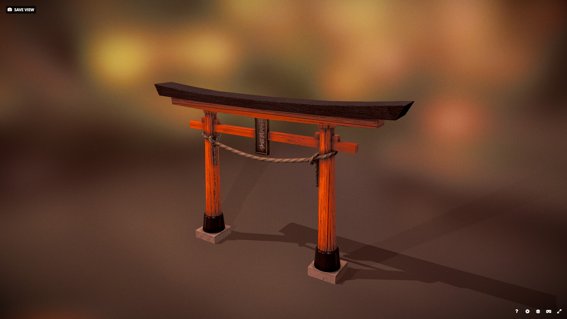 ArtStation - Stylized Torii Gate